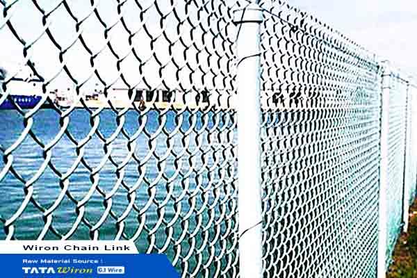 Tata Wiron Chain Link Fencing | Shiva Engineering Co